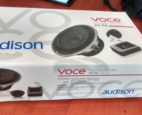 COMPONENTES AUDISON AV K6 - Sonido para Carro